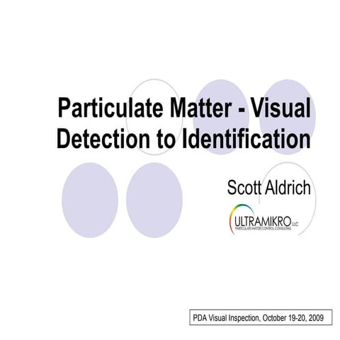 Pda Visual Inspection 2009 Aldrich | PPT
