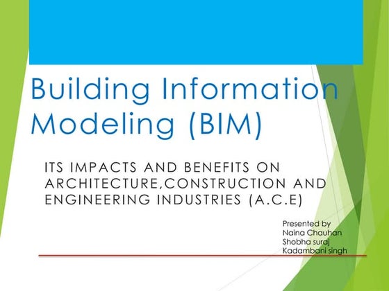 Introduction to Building Information Modeling | PPT
