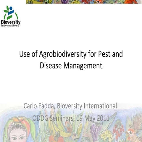 Use of Agrobiodiversity for Pest and Disease Management | PPT