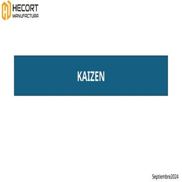 Implementación y Beneficios de la Filosofía Kaizen para la Mejora ...