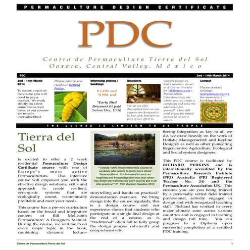 Pdc mar2014 info | PDF