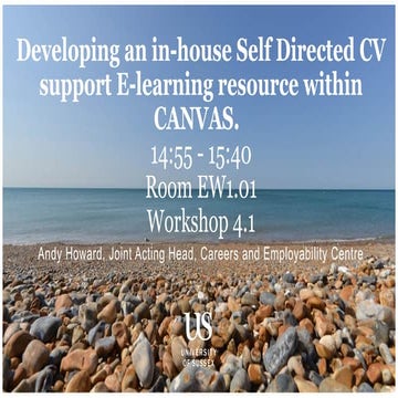 PDD 2019 Developing an in-house self directed CV support e-learning ...