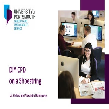 PDD 2019 DIY CPD on a shoestring - Liz Holford | PPT