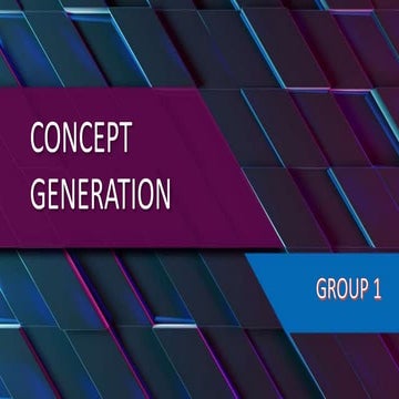Concept Generation In Product Design And Developmentpptx Nail Care 