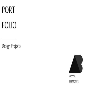Alyssa Belmonte - PDD Portfolio | PPTX