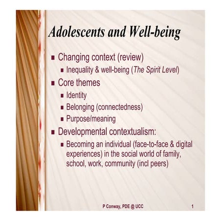 Pde psych education-adolescence3_wellbeing_p_conway_ucc | PDF