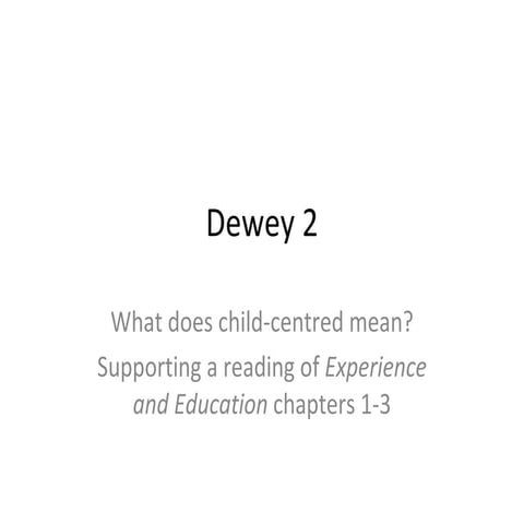 Pde2012 l7 dewey 2 | PPT