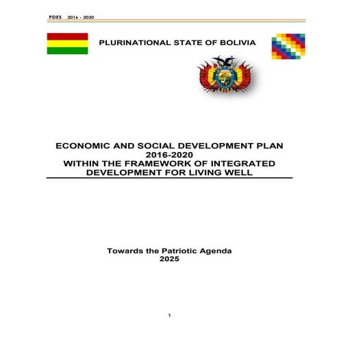 ECONOMIC AND SOCIAL DEVELOPMENT PLAN 2016-2020 | PDF