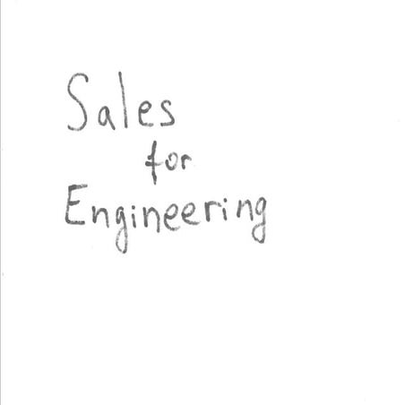 Sales for Engineers | PDF