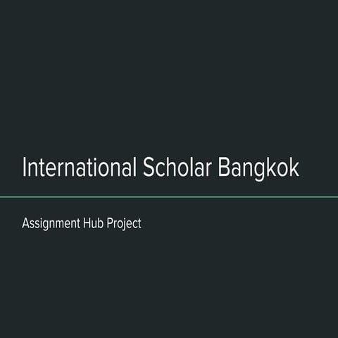 MIS - Assignment Hub Project | PDF