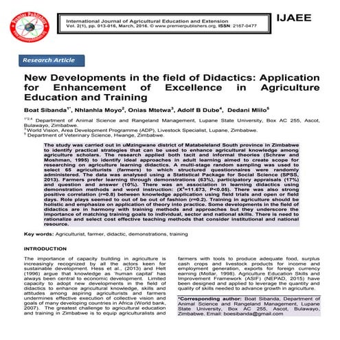 Exhibitions and agriculture | PPTX