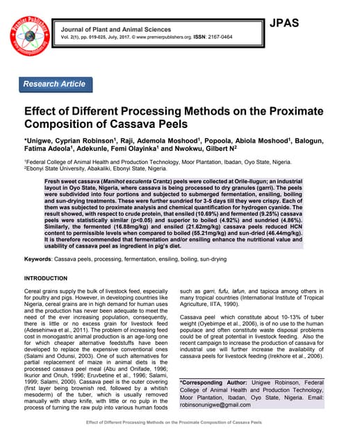 Site Effects on Energy, Phytonutrients and Anti-Nutrient Contents of Ruminant Feed-Grade ...