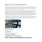 Best television sets | PDF