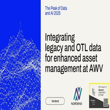 Integrating Legacy and OTL Data for Enhanced Asset Management at The Agency for Roads and ...