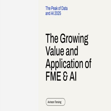 The Growing Value and Application of FME & GenAI | PDF