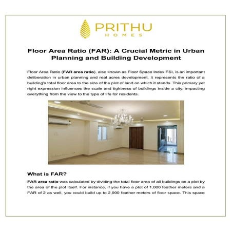 Floor Area Ratio (FAR): A Crucial Metric in Urban Planning and Building ...