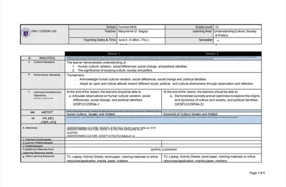 DLL-PPG-Q2.docx | Educational Assessment | Education