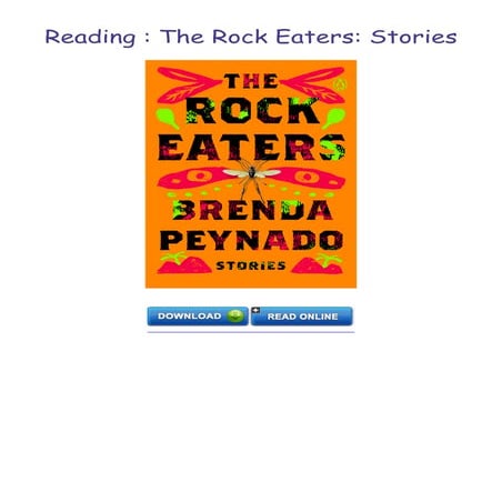 (PDF) Download The Rock Eaters: Stories Full Page | PDF