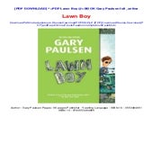^>PDF Lawn Boy @>BOOK Gary Paulsen