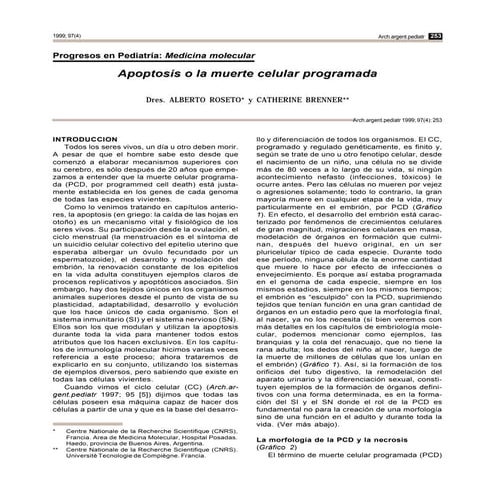 Pdf muerte celular programada | PDF