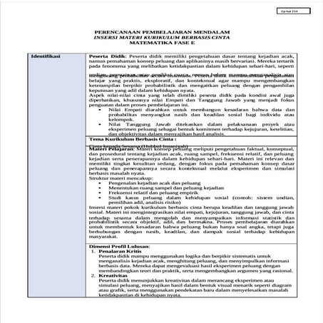perangkat pembelajaran matematika deep learning dan KCB | PDF