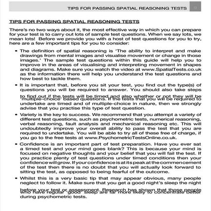 spatial-reasoning handouts for college students | PDF