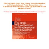( PDF ) The Finite Volume Method in Computational Fluid Dynamics: An Advanced Introduction with ...