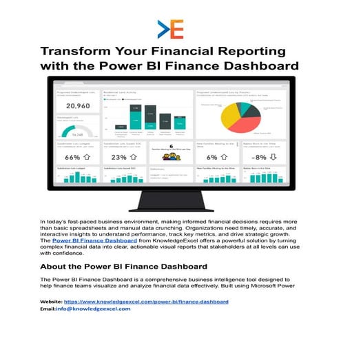 Comprehensive Financial Analysis with Power BI Dashboards | PDF
