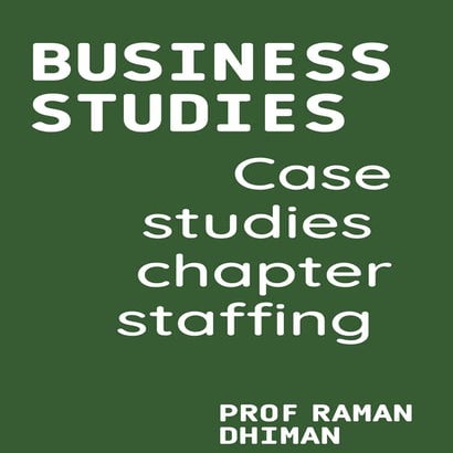 Chapter staffing case studies | PDF