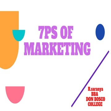 7ps of marketing | PDF