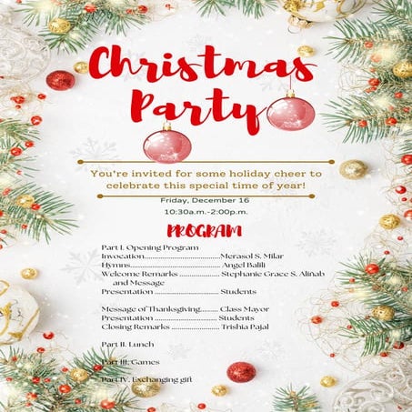 Christmas Program | PDF