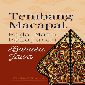 Tembang Macapat | PDF
