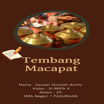 Tembang Macapat | PDF