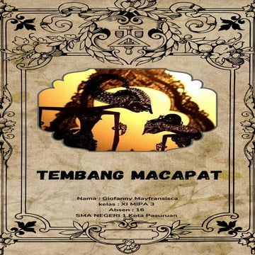 Tembang Macapat | PDF