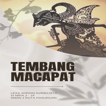 Tembang Macapat | PDF
