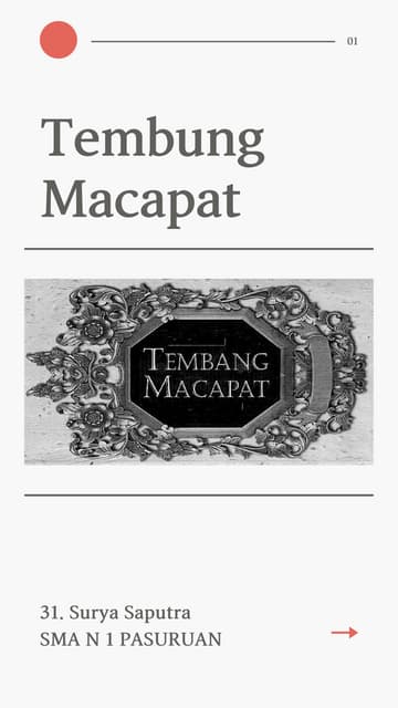 Tembang Macapat | PDF