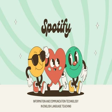Spotify as a medium to learn English (ELT Context) | PDF