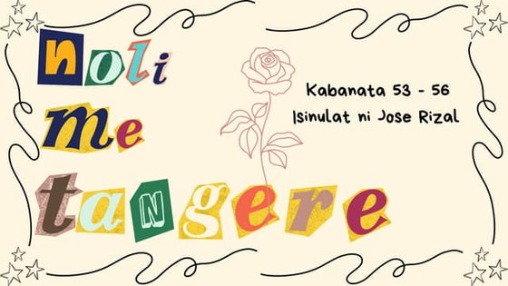 Noli me tangere kabanata 52 | PPT