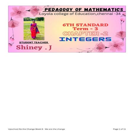 Integers in mathematics | PDF