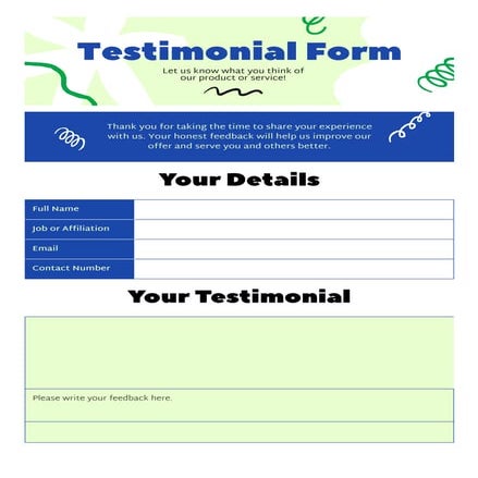 Experience sharing form format | PDF