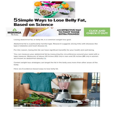 5 Best ways to lose weight fast | PDF