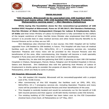 How To Apply For The ESI Scheme In 2024? | PDF