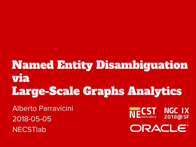 Exploiting Large Scale Graph Analytics For Unsupervised Entity Linking 2288