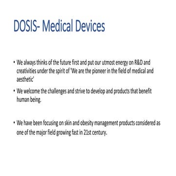 Dosis-Medical Devices | PDF