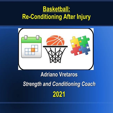 Basketball: Re-Conditioning After Injury | PDF