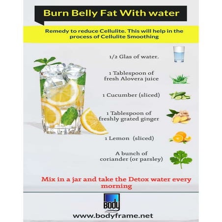 Burn Belly Fat with Water | PDF