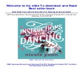 (?PDF BOOK?) Instructions for Dancing