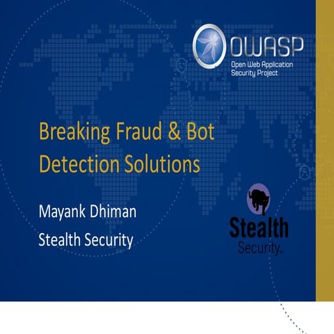 Breaking Fraud & Bot Detection Solutions | PDF