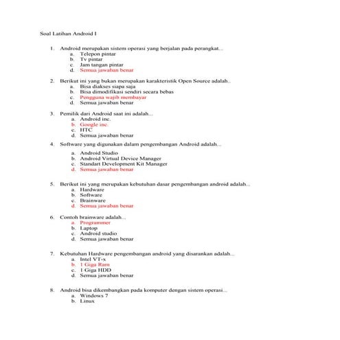 kumpulan-android | PDF