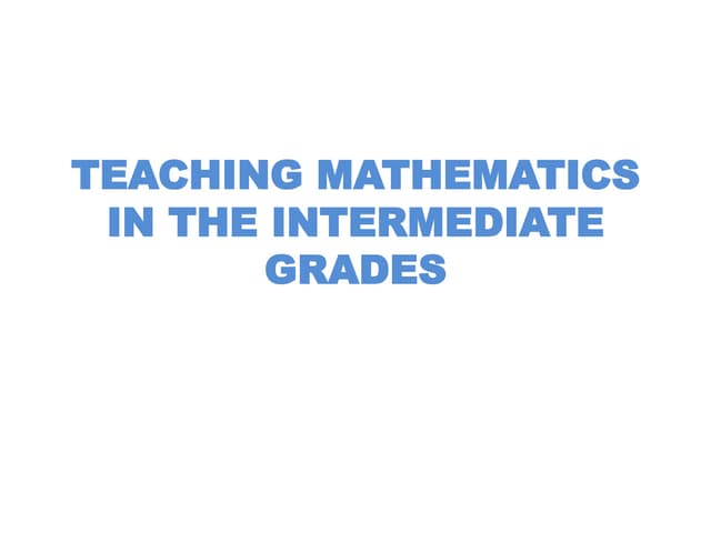 Writing Specific Objectives in Mathematics ppt | PPTX | Education